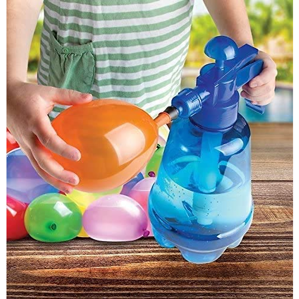 Water Balloon Filling Station with Balloons