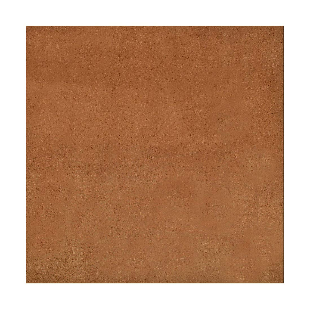 Hide & Drink, Leather Square for Crafts (12 x 12 in.), Tooling, Hobby Workshop, Medium Weight (1.8 mm Thick) Handmade (Old Tobacco)