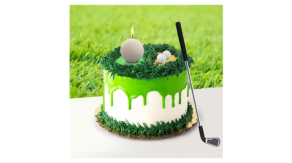 Golf Ball Birthday Candles for Themed Celebrations