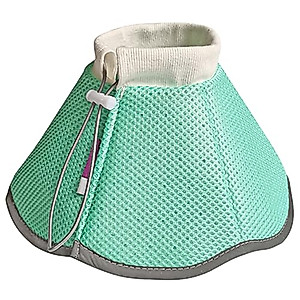 Vmohuyktx Recovery Cone Collar for Dogs and Cats in Need of Comfortable Rest and Fast Recovery Healing Collar with Reflective Tape
