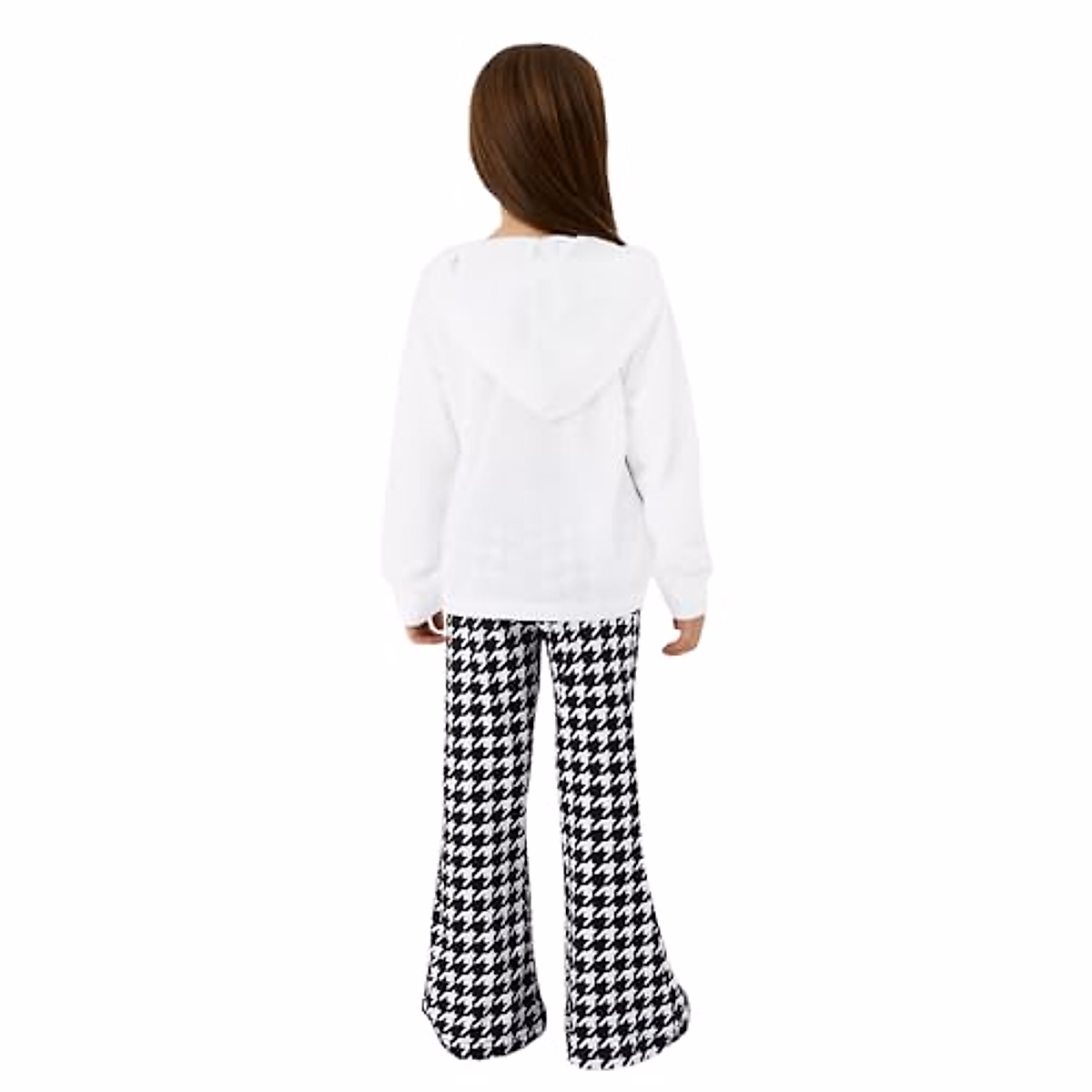 L.O.L. Surprise! Girls Clothes Hoodie and Pant Long Sleeve Stars Print Sweatshirt Leggings Girls Outfits Sets 2Pcs White 10-11 Years