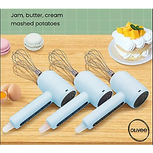 Electric Hand Mixer Egg Beater USB Rechargeable