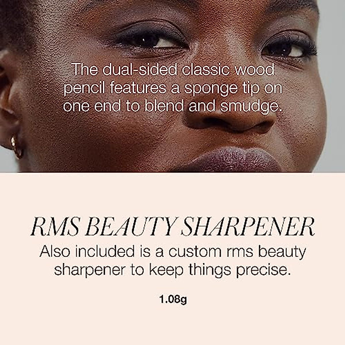 RMS Beauty Straight Line Eye Pencil - Eye Liner Eye Makeup, Cream Eyeliner with Eyeliner Sharpener, Eyeliner Pencil, Black Eyeliner & Brown Eyeliner