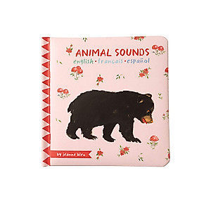 Manhattan Toy Animal Sounds Baby Board Book, Ages 6 Months & Up