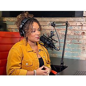 Heil PR 40 Dynamic Microphone for Streaming, Podcast, Recording, and Broadcast, XLR Microphone for Live Music, Wide Frequency Response, Smooth Sound, Superior Rear Noise Rejection and Durable - Black