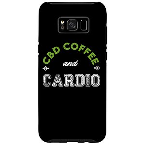 Galaxy S8+ CBD Coffee Cardio Cannabis Hemp Oil Caffeine Fitness Gift Case