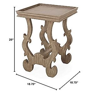 Christopher Knight Home Elaine French Country Accent Table with Square Top, Natural