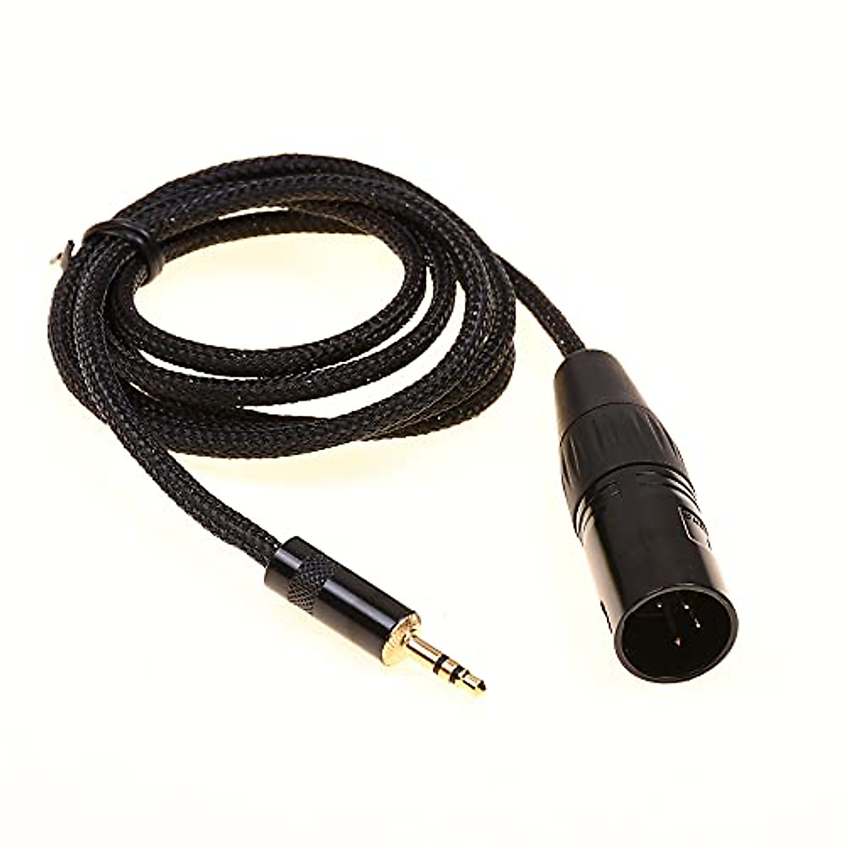 GAGACOCC 1m Black 5N OCC Cooper Cable 1/8 3.5mm Male to 4 pin XLR Male ...