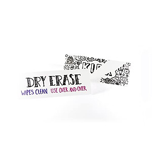 Dry Erase Name Tent Table Cards 8.5" x 3" (30 Pack) Reusable Name Cards, Classroom Name Tags, Wedding Guest Name Tents