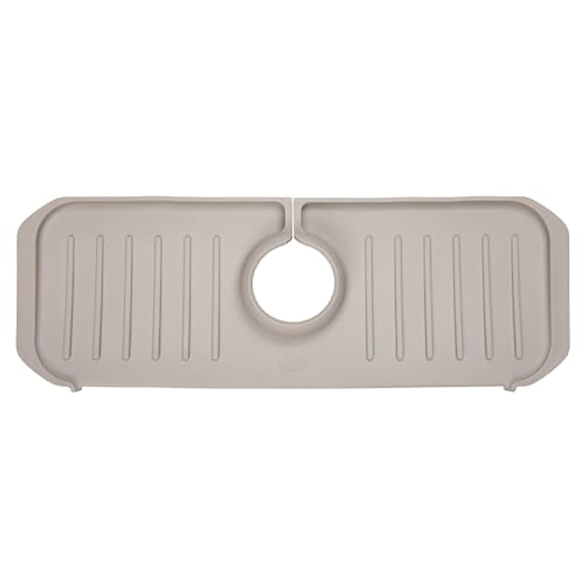 Clorox KeptClean Kitchen Faucet Splash Guard, one size, Almond Cream