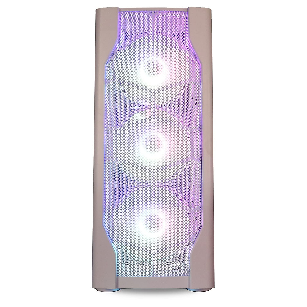 ViprTech Snowstorm Gaming PC Desktop Computer - AMD Ryzen 3 2200G, AMD Radeon Vega 8 Graphics, 8GB DDR4 RAM, 128GB M.2 SSD, 500GB HDD, WiFi, RGB Lighting, Windows 10 Pro, 1 Year Warranty