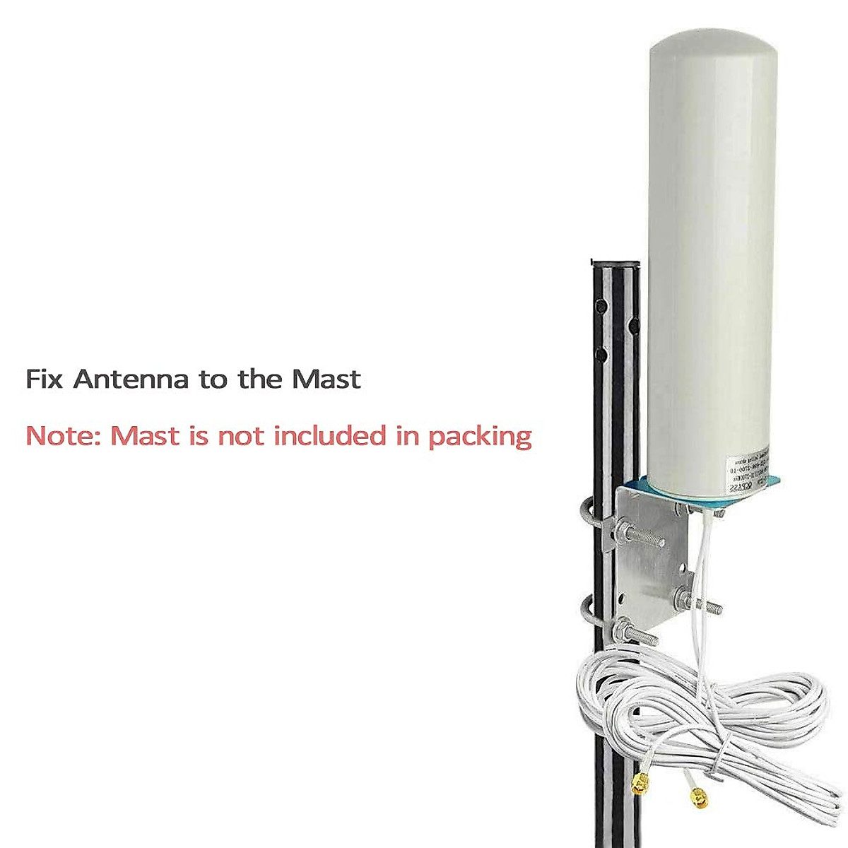 High Gain 10-12dBi Wide Band Outdoor Wall Mount Dual SMA 3G/4G LTE Antenna for 4G LTE Router Modem Gateway Mobile Cell Phone Signal Booster Cellular Amplifier
