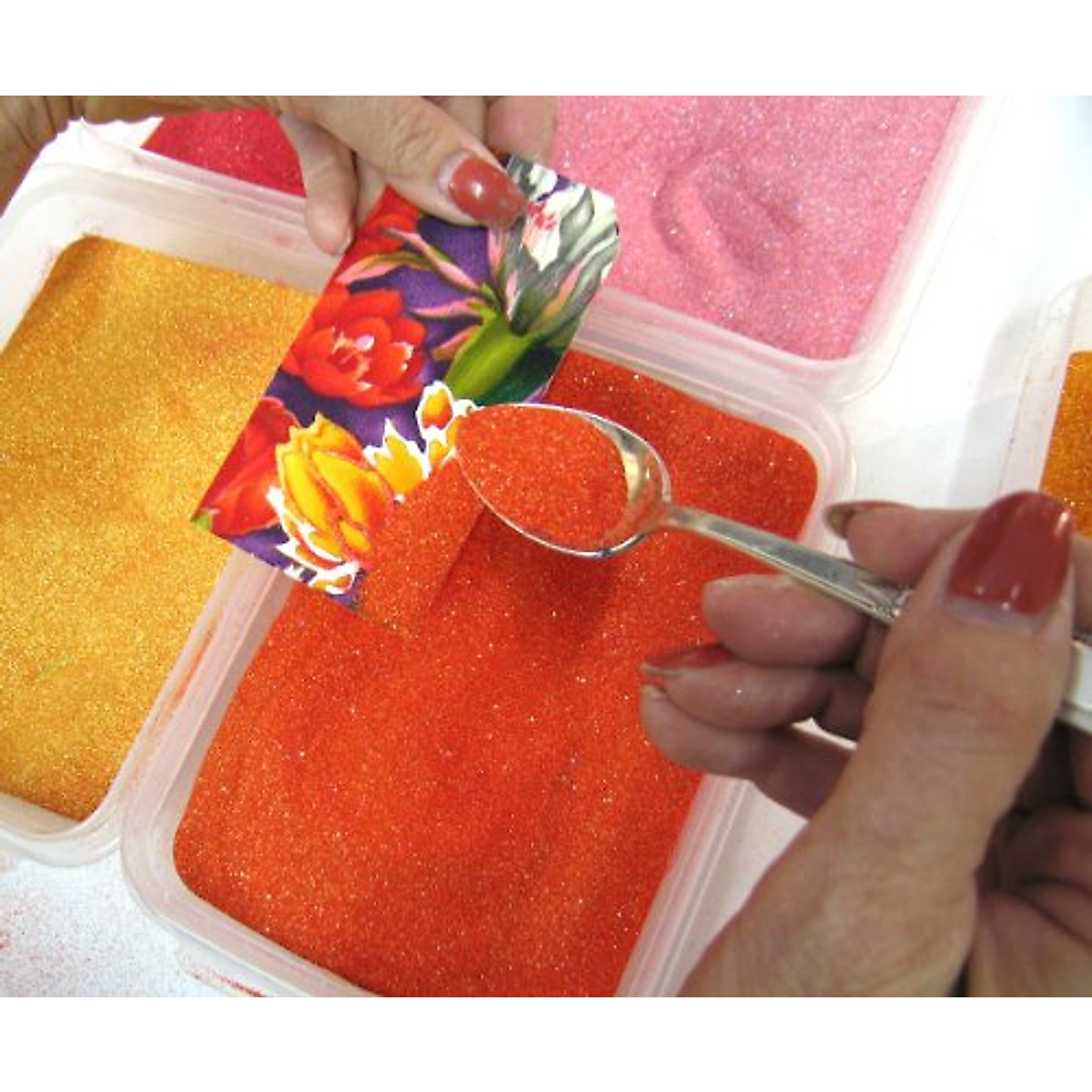 Art Institute Glitter AG Metal tip, 1 Pack, Silver - METALTIP