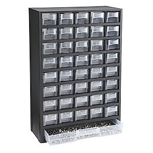 Storehouse 40 Bin Organizer with Full Length Drawer