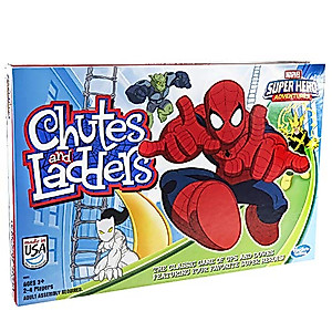 Hasbro Gaming Marvel Spider-Man Web Warriors Chutes & Ladders Game (Amazon Exclusive)