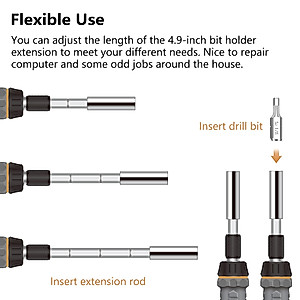 MulWark 63PC Magnetic Ratcheting Screwdriver Bit Set- Multibit Screw Driver, Screwdriver Bits- Slotted/Torx/Hex/Pozi/Philips/Square, Nut Drivers- SAE, Metric