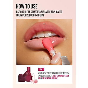 Kaja Juicy Glass Lip Oil | Hydrating, Feel Plumped and Lightweight with Vitamin Tree Fruit Oil for Glass Skin Look | 01 Rose Hip Spritz | Vegan, Cruelty-Free