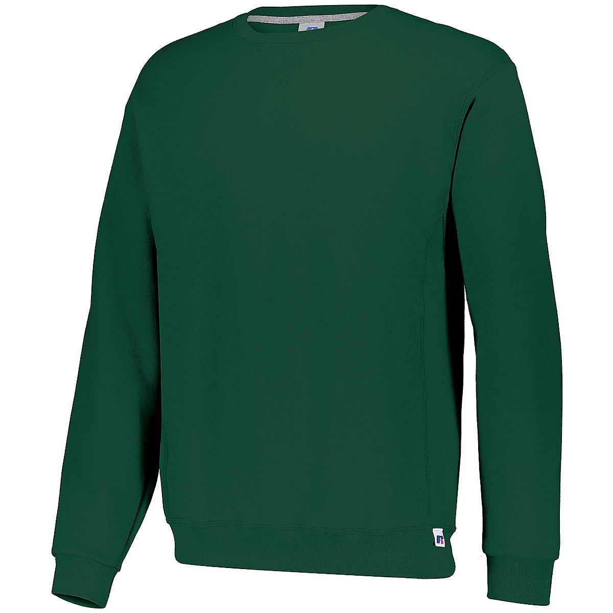 Russell Athletic Mens Dri Power Crewneck Sweatshirt, Dark Green- 3XL