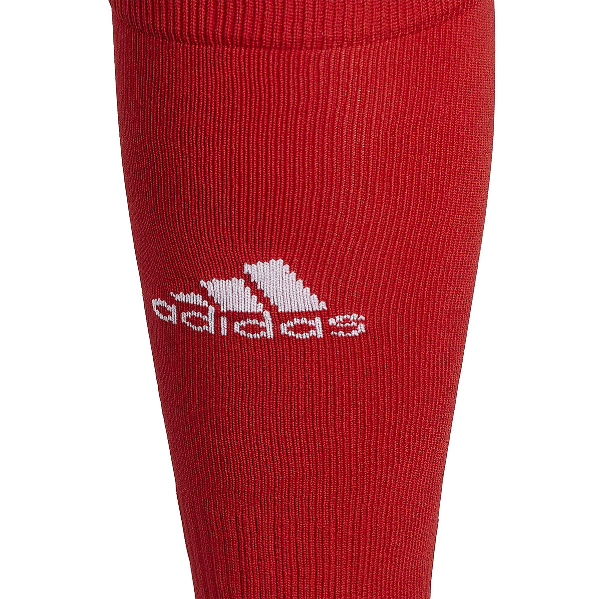 adidas Copa Zone Cushion 4 Soccer Socks (1-Pair) for Men, Women, Boys and Girls, Team Power Red/White, Large