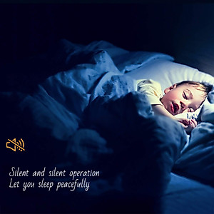 SEYFI Kids Bedroom Ceiling Fan with Light Reversible with Remote Control 6 Speeds Led Dimmable Fan Ceiling Light 64W with Timer Modern T Ceiling Fan Light