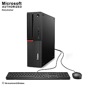 Lenovo ThinkCentre M900 Small Form Factor PC, Intel Quad Core i5-6500 up to 3.6GHz, 8G DDR4, 500G, WiFi, BT 4.0, DVD, Windows 10 64-Multi-Language Support English/Spanish/French (Renewed)