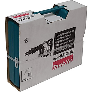 Makita HM1211B 20 lb. Demolition Hammer, Accepts 3/4" Hex Bits, Black