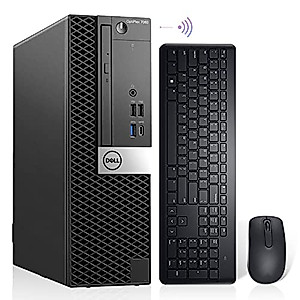 Dell OptiPlex 7060 Windows 11 Pro Desktop Computer SFF, Intel 8th Gen i5-8500 Hexa Core,32GB DDR4 Ram 512GB NVMe M.2 SSD, AX210 Built-in WIFI 6E & Bluetooth 5.2,New Wireless Keyboard & Mouse (Renewed)