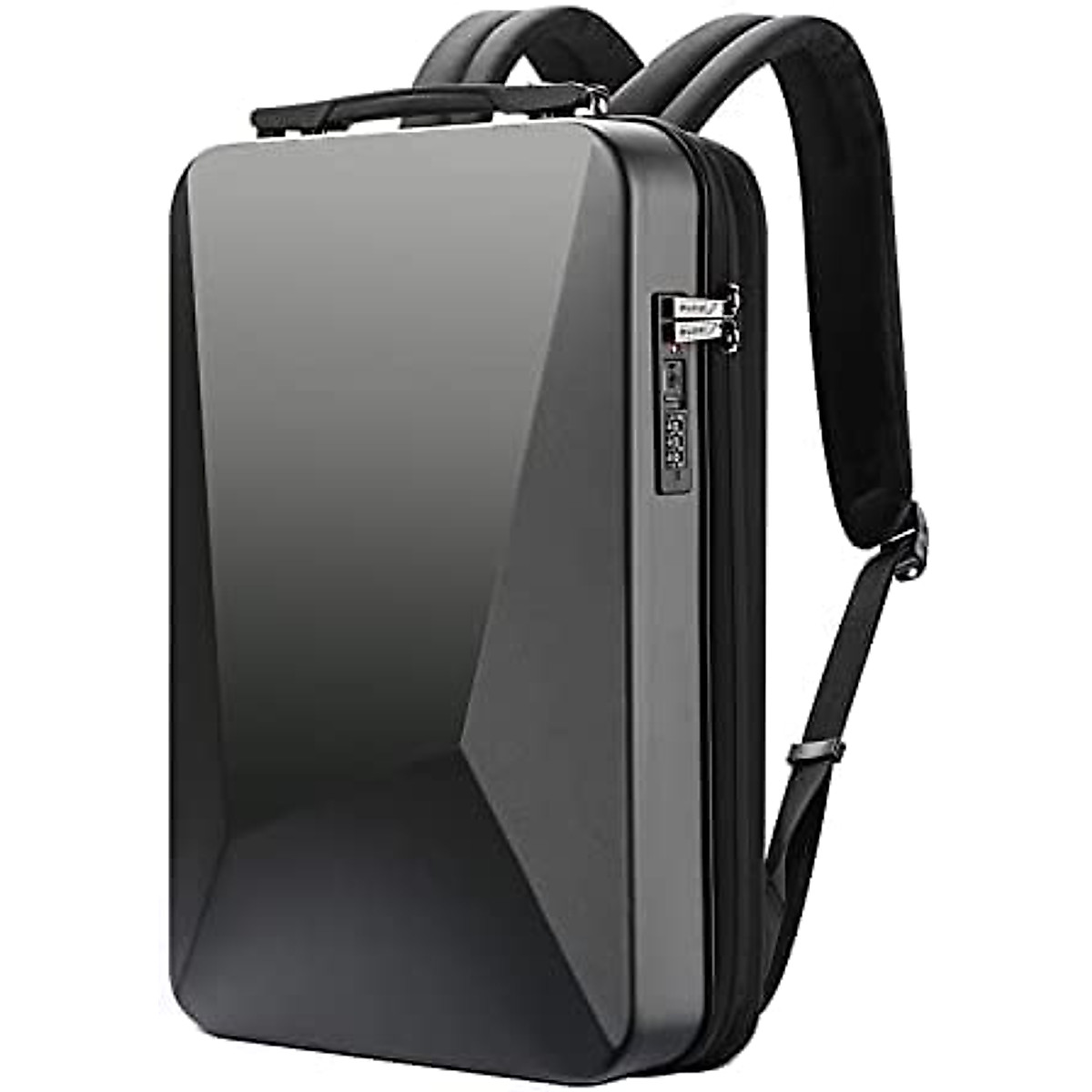 BOPAI Hard Shell Tsa Laptop Backpack for Men Gaming Backpack for 17.3 inch Anti Theft Expansion Backpack Light Slim Black Usb Waterproof 15.6 Rucksack