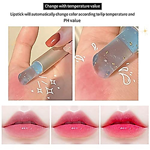 LuckNest 4Pcs Thrive Lip Tint Hydrating, Strong Moisturizing Effect Tinted Lipstick Lip Balm Hydrating, Natural Ingredients Sheer Moisture Lip Tint, Non-Sticky and Long-Lasting Lip Care (B)