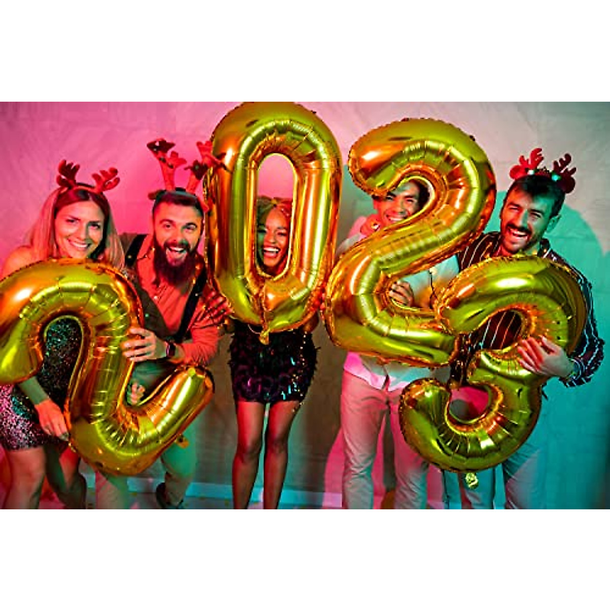 Treasures Gifted Gold 40" 2023 Balloon Numbers - Graduation Party Decorations 2023 - Graduation Decorations - 2023 Foil Balloons - 2023 Balloons Gold, New Years Eve Balloons - Balloons Graduation 2023
