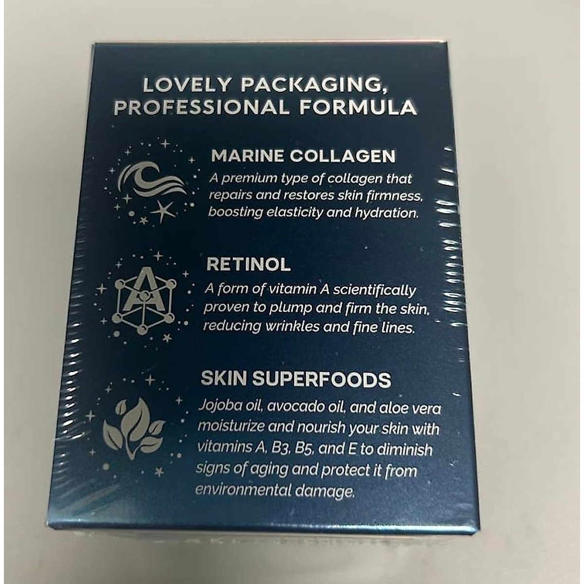 MAREE Face Moisturizer Retinol Cream for Face - Wrinkle Cream for Women - Facial Moisturizer with Collagen - Crema Hidratante Para la Cara for Skin Tightening