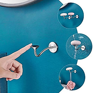 Veemoon Magnetic Soap Holder Shower Soap Holder Bath Soap Liquid Bathing Accessories Soap Bar Holder for Shower Bar Soap Holder Magnetic Wall Soap Holder Stainless Steel Drain Rack