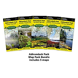 Adirondack Park [Map Pack Bundle] (National Geographic Trails Illustrated Map)