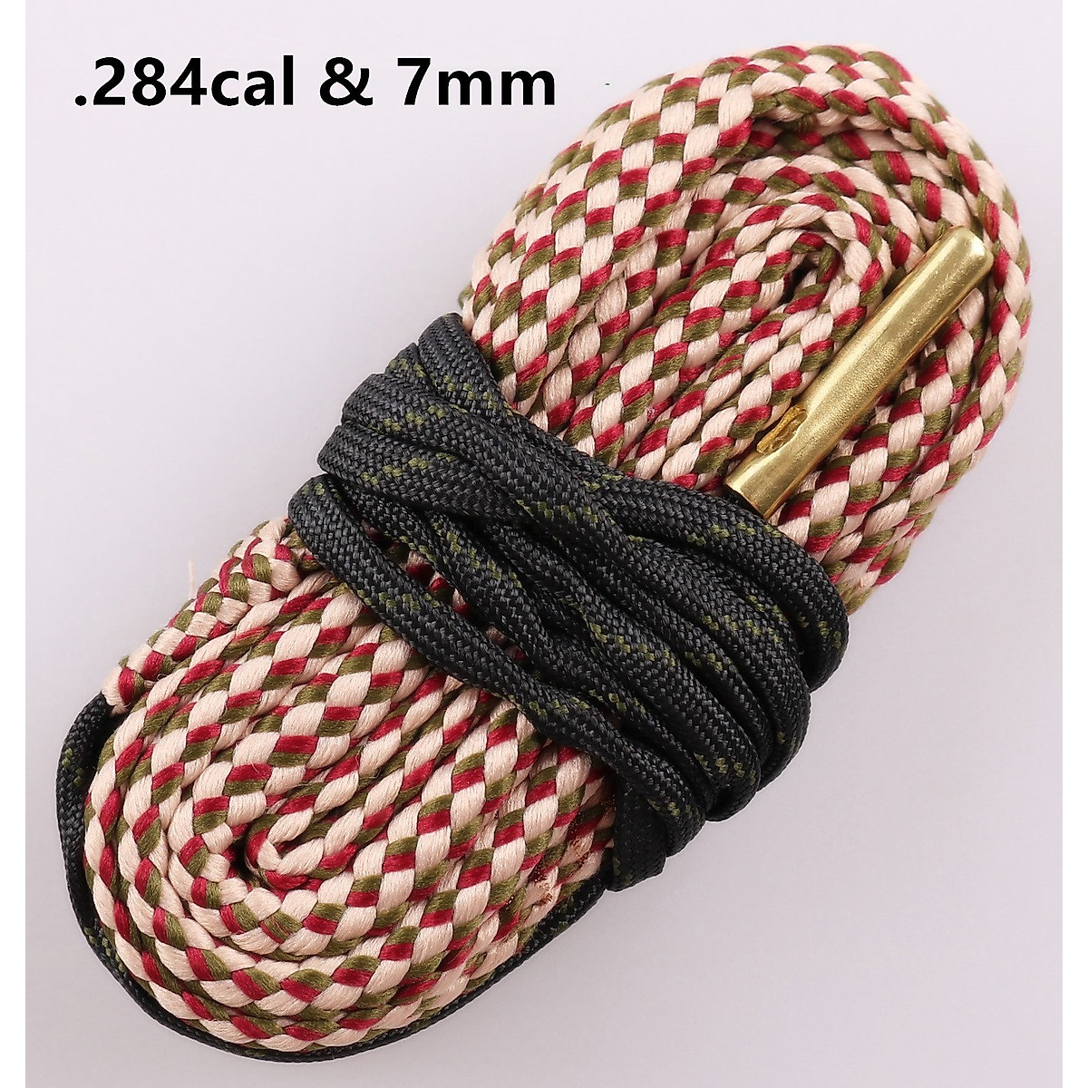 Aimee_JL New Bore Cleaner .270 Cal .280 .284 & 7mm Cal Gun Barrel Cleaning Rope Rifle/Pistol/Shotgun Brass Brush Cleaning Cord