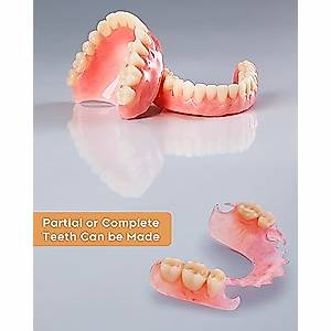 Dentures DIY Kit, Create Your Perfect Smile at Home: DIY Denture Fake Teeth Kit - Easy, Affordable, and Customizable Denture Solution