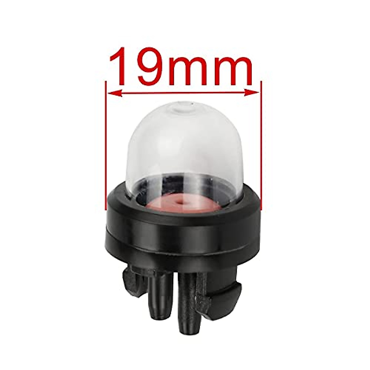 Hipa 503936601 530047721 188-512 Snap in Primer Bulb for 2-Cycle Small Engine Poulan Echo Chainsaw Ryobi BP42 Homelite Bolens String Trimmer Leaf Blower 125B 125BX 125BVX 5Pack