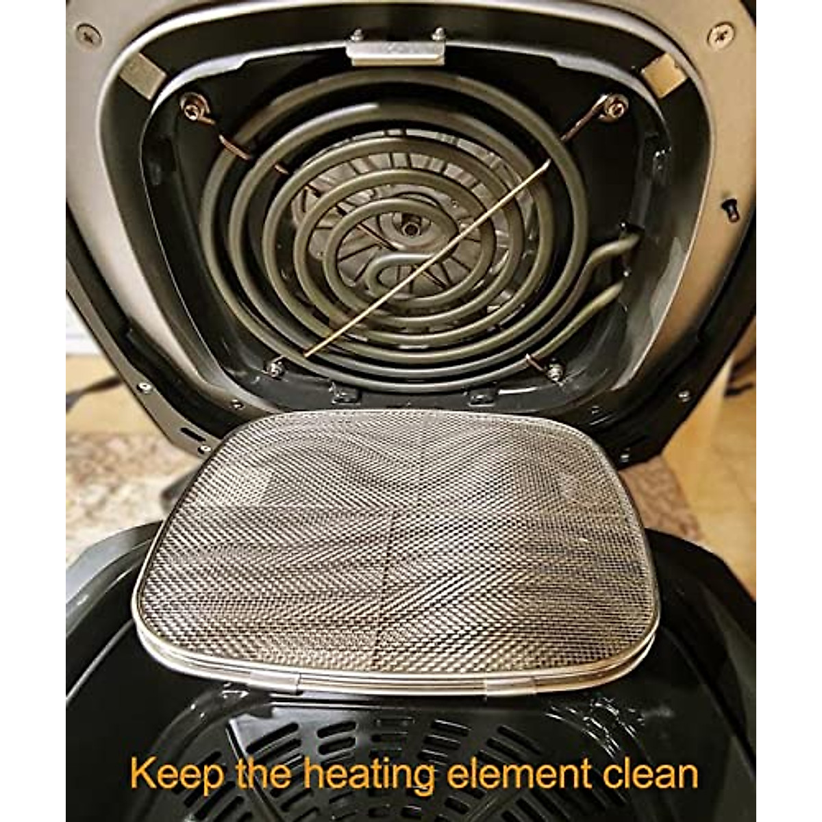 Replacement Splatter Shield for Ninja Foodi AG301,Accessories for Ninja Foodi 5-in-1 Indoor Grill, Stainless Steel Fine Mesh Splatter Screen for Ninja Foodi AG300, AG300C,AG301C, AG302, AG400