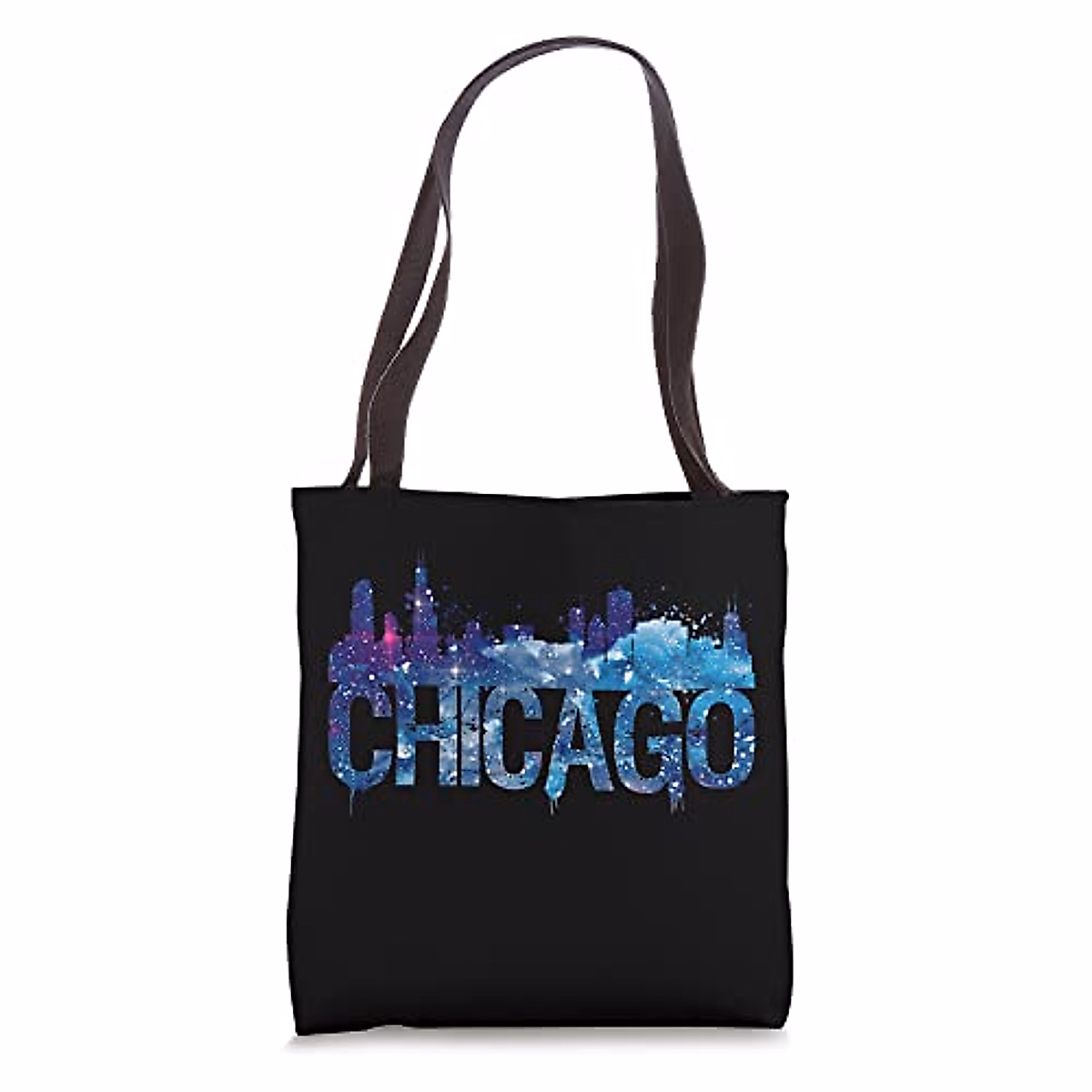 Chicago City Skyline Illinois Family Vacation Trip Souvenir Tote Bag