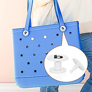 Replacement Rivets for Bogg Bag，4pcs bogg Bag Replacement Buttons，Large Neoprene Tote Bag Straps Standard and Oversized XL Rubber Pool Bag Repair Rivet for Women