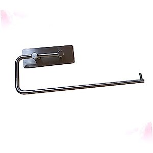 Tissue Storage Shelf Roll Bathroom Accessories Roll Tissue Holder Roll Nail Free Paper Towel Holder Toilet Paper Holder Silver Paper Rack