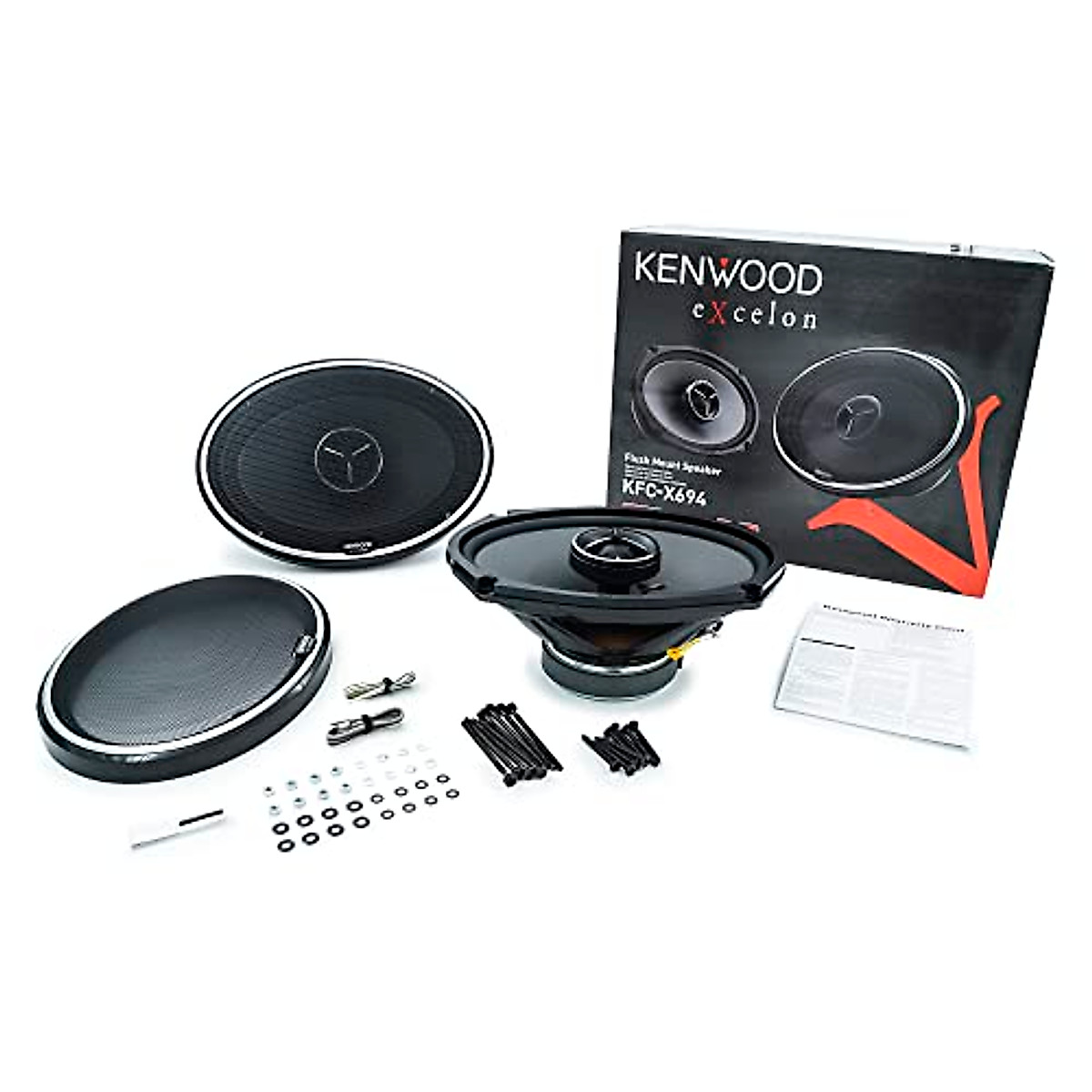 KENWOOD Excelon KFC-X694 6x9-Inch 2-Way, Series Car Speakers - 300 Watts of Peak Power, Full Range, Shallow Mount is Perfect Factory OEM Replacements
