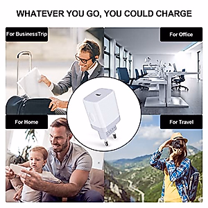 European Charger,2-Pack Fast 20W Europe Travel Power Adapter Type C Charger Plug Box Brick Cube Compatible with iPhone 14 Pro Max,13,12,11,Samsung Galaxy S23 Ultra 5G,S23+,S22 Ultra 5G,S21,A53 5G,A12