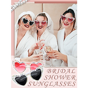 Mootycapa 12 Pcs Bachelorette Party Sunglasses for Bridesmaids Bride Sunglasses for Wedding Party Favors(Team Bride)