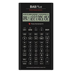 BA II Plus™ Professional Financial Calculator
