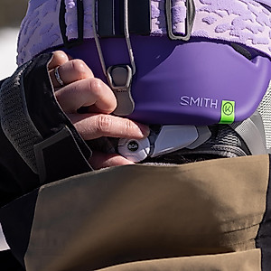 SMITH Vantage Round Contour Fit Snow Helmet in Matte Black, Size Medium