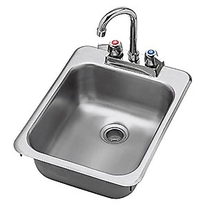 Krowne 13" x 17" Drop-In Hand Sink, HS-1317