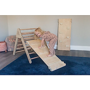 Joey CO. Montessori Climbing Triangle, Montessori Style Indoor Play Gym for Children, CPSIA Tested Waldorf Triangle for Toddlers and Kids