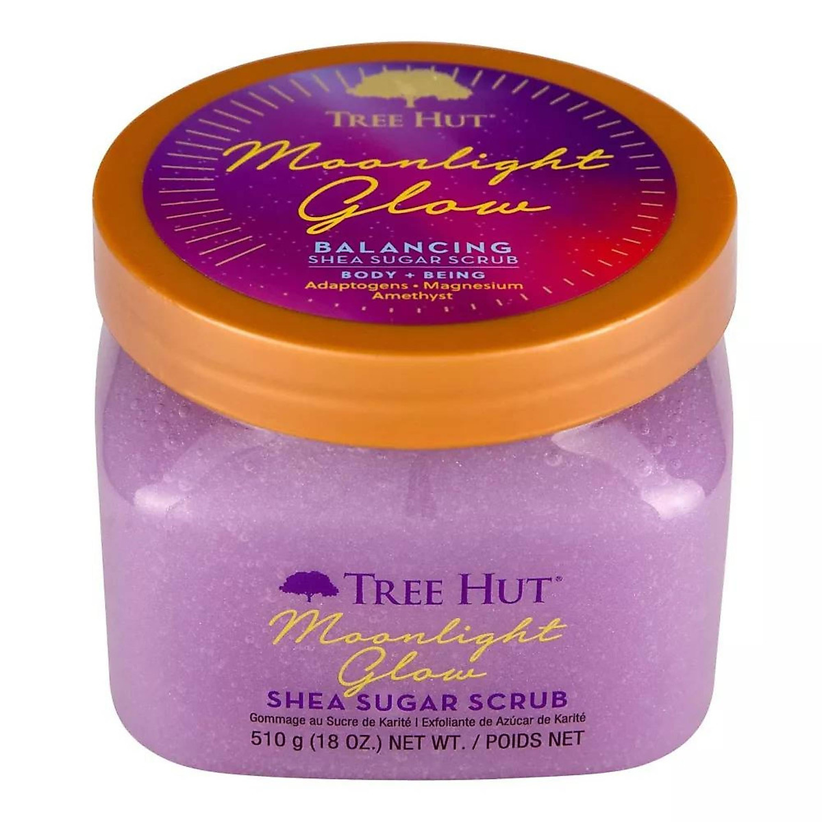 Tree Hut Moonlight Glow Balancing Shea Sugar Scrub - Body + Being - 18 ounces, 1.13 Pound (Pack of 1)