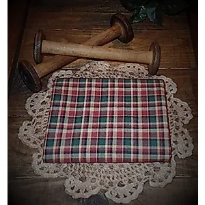 Primitive Homespun Fabric~Christmas Spruce~Farmhouse Rustic Fabric~ (Strips (50) 1" x 18") (Jelly Roll (15) 2.5” x 44”)