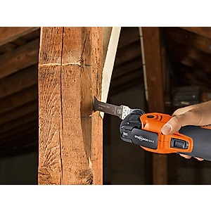 Fein Multimaster Tool AMM 700 Max Top Oscillating Kit - 18V Battery-Powered Cordless Multi Tool for Interior Work and Renovation - Includes 60 Accessories with Case - 71293461090